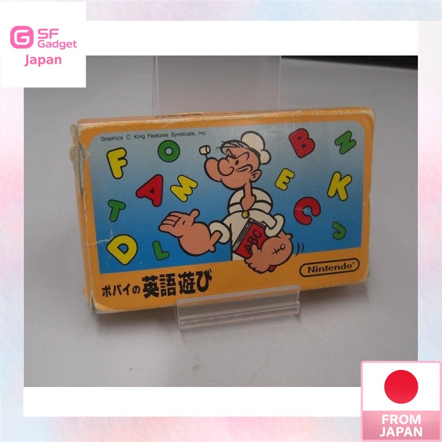 Nintendo Famicom Software "Popeye's English Games" HVC-EN【Direct from ...