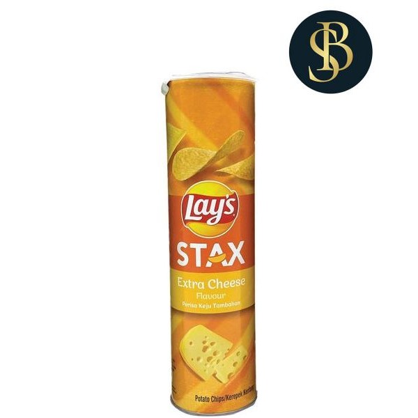 Lay's Stax Extra Cheese Potato Crisps 135g | Shopee Singapore