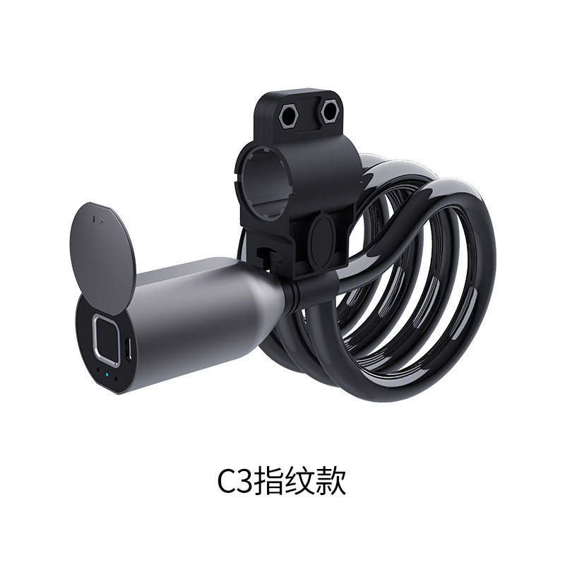 Smart Lock Bluetooth Lock Steel Wire Rope Fingerprint Lock Anti-Theft ...