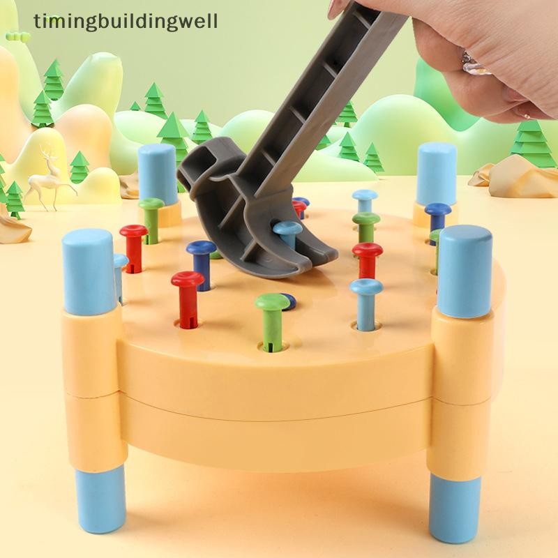 Twsg Montessori Toys Colors Hammering Pounding Table Boy Girl-Friendly ...