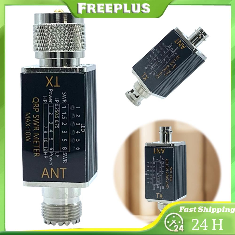 1- 30mhz 10W 6 LED SWR Meter Mini Power & SWR Meter No Batteries ...