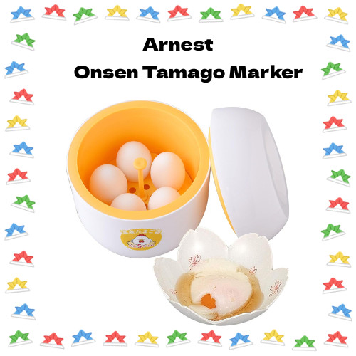 【DIRECT FROM JAPAN】Arnest Onsen Tamago Maker "Easy at Home! Tamago-5 ...