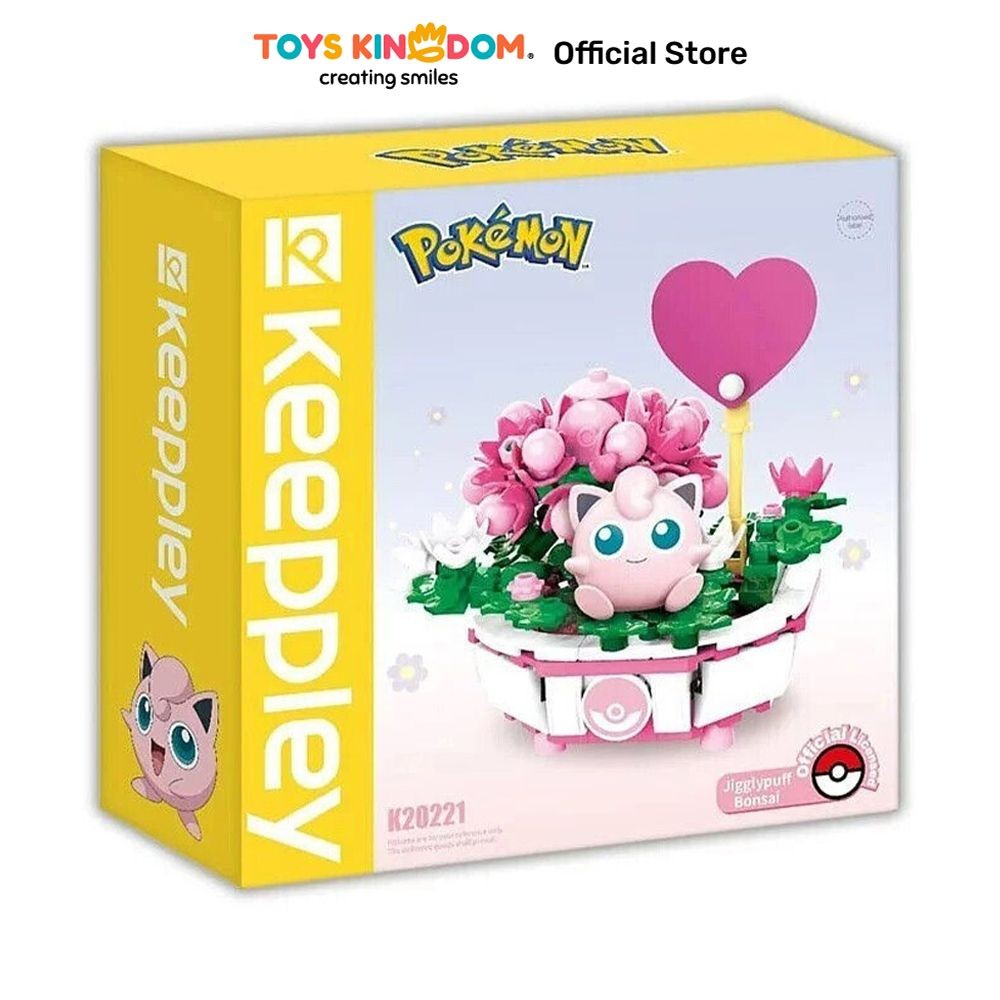 Toys Kingdom Keeppley Pokemon Bonsai Jigglypuff Kids Toy Toys Block ...