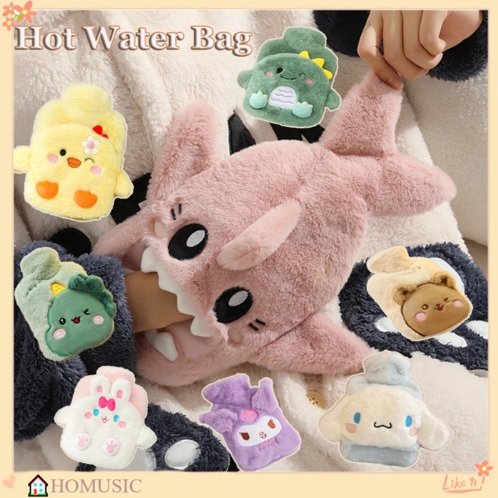 Plush Hot Water Bag 1000ml Heat Pad for Period Pain Relief Compress Bag ...