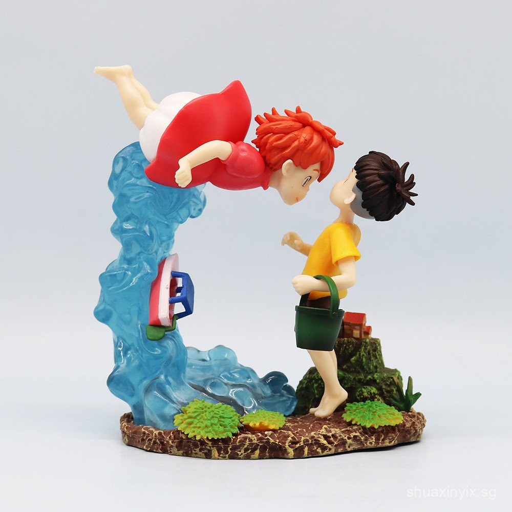 Ponyo Sosuke Ponyo on the Cliff GK Animation Series Anime Figures Gifts ...