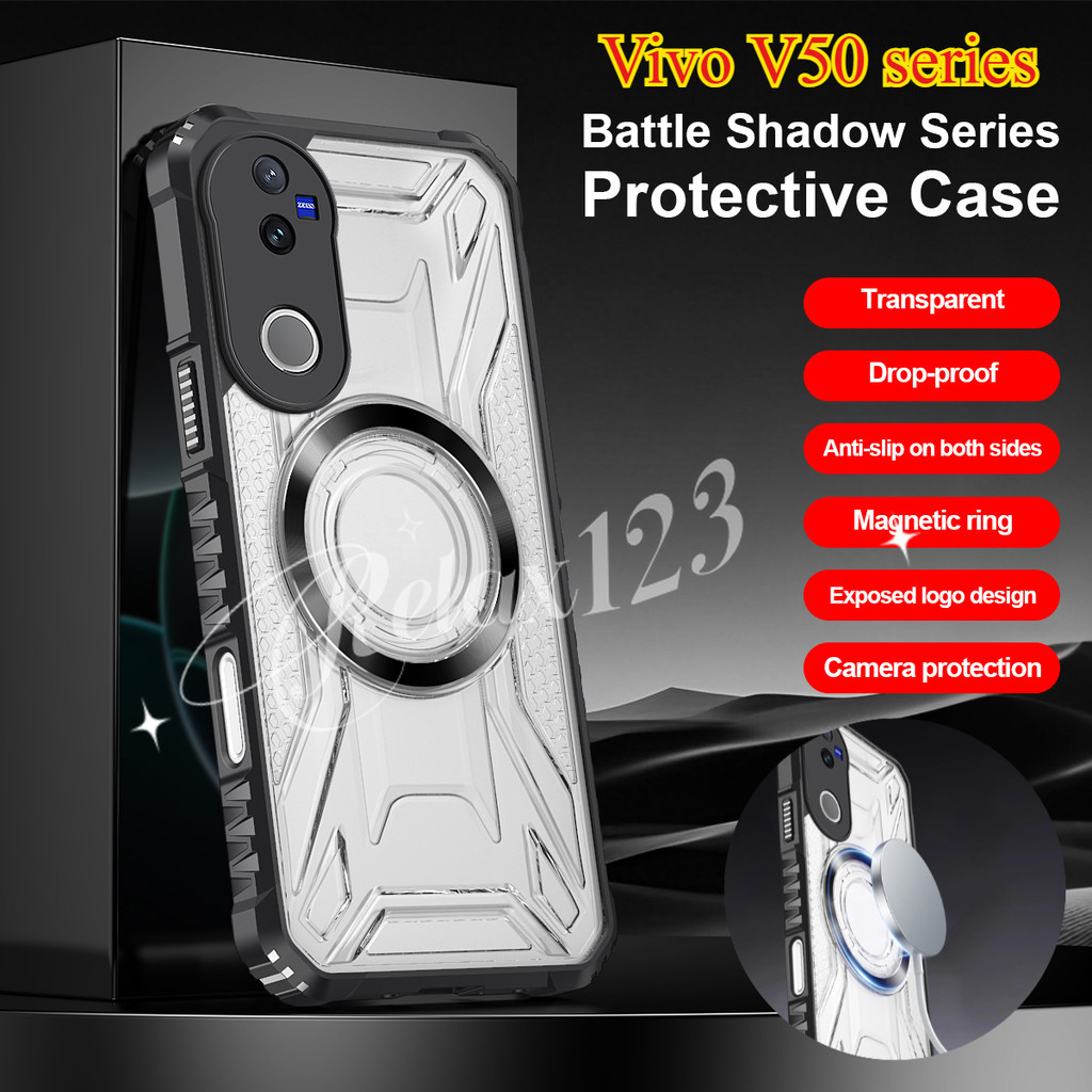 For Vivo V50 5G 2025 Luxury Clear Magnetic Case For Vivo V60 Vivo V50 Lite Vivo V50 E 4G 5G V50 ...