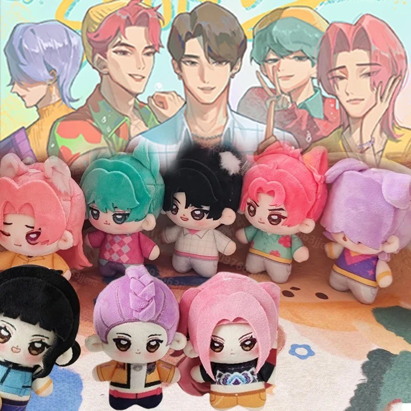 Kpop Demon Hunters Plush Doll 10cm Rumi Mira Zoey Saja Boys Plush Doll Toy Fans Collection ...