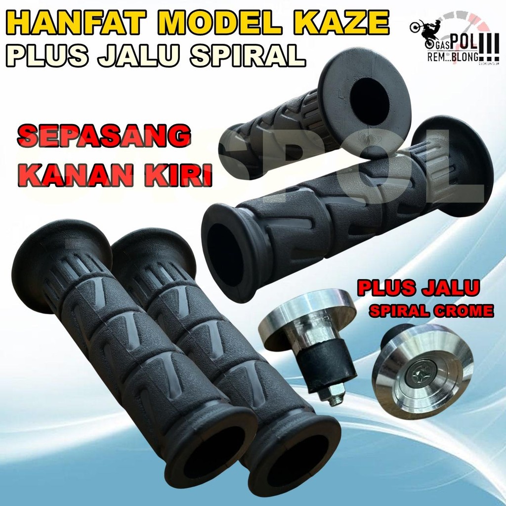HANDGRIP HANDFAT KAZE JALU STANG SPIRAL HANFAT HANGRIP HAN GRIP ...