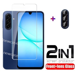 2in1 Screen Protector Tempered Glass For Samsung Galaxy A17 A07 A27 A37 ...
