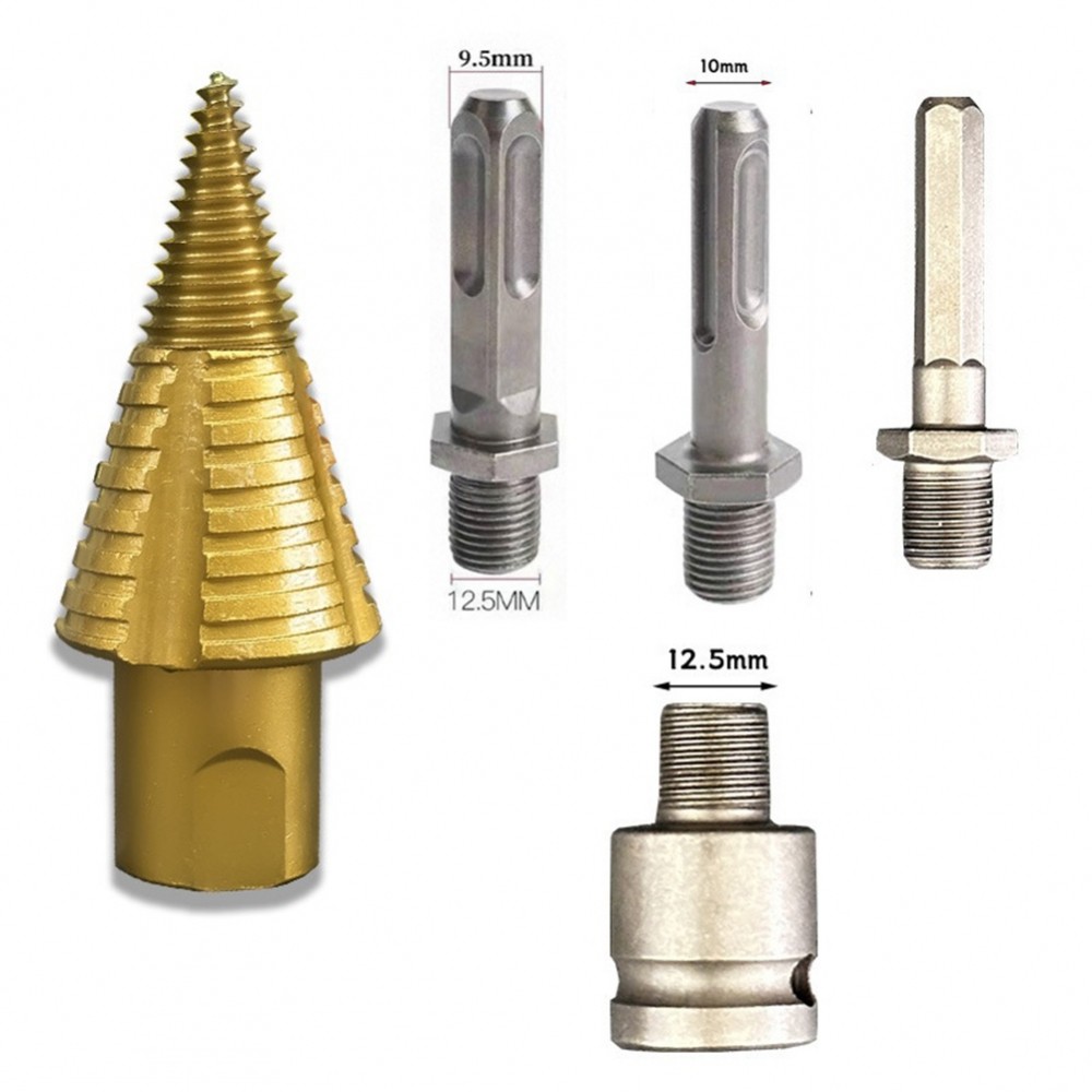 Firewood Splitter Bit for Wet Dry Wood SDS Square shank Quick Change ...