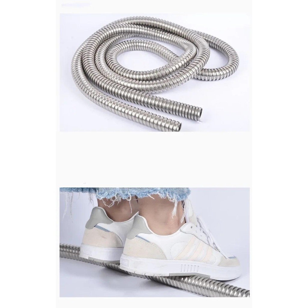 1M Cable Line Organizer Stainless Steel Pipe Wire Harness Casing ...