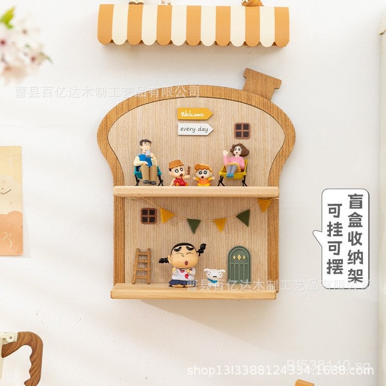 Blind Box Wall Partition Dining Table Entryway Home Wooden Wall-Mounted ...