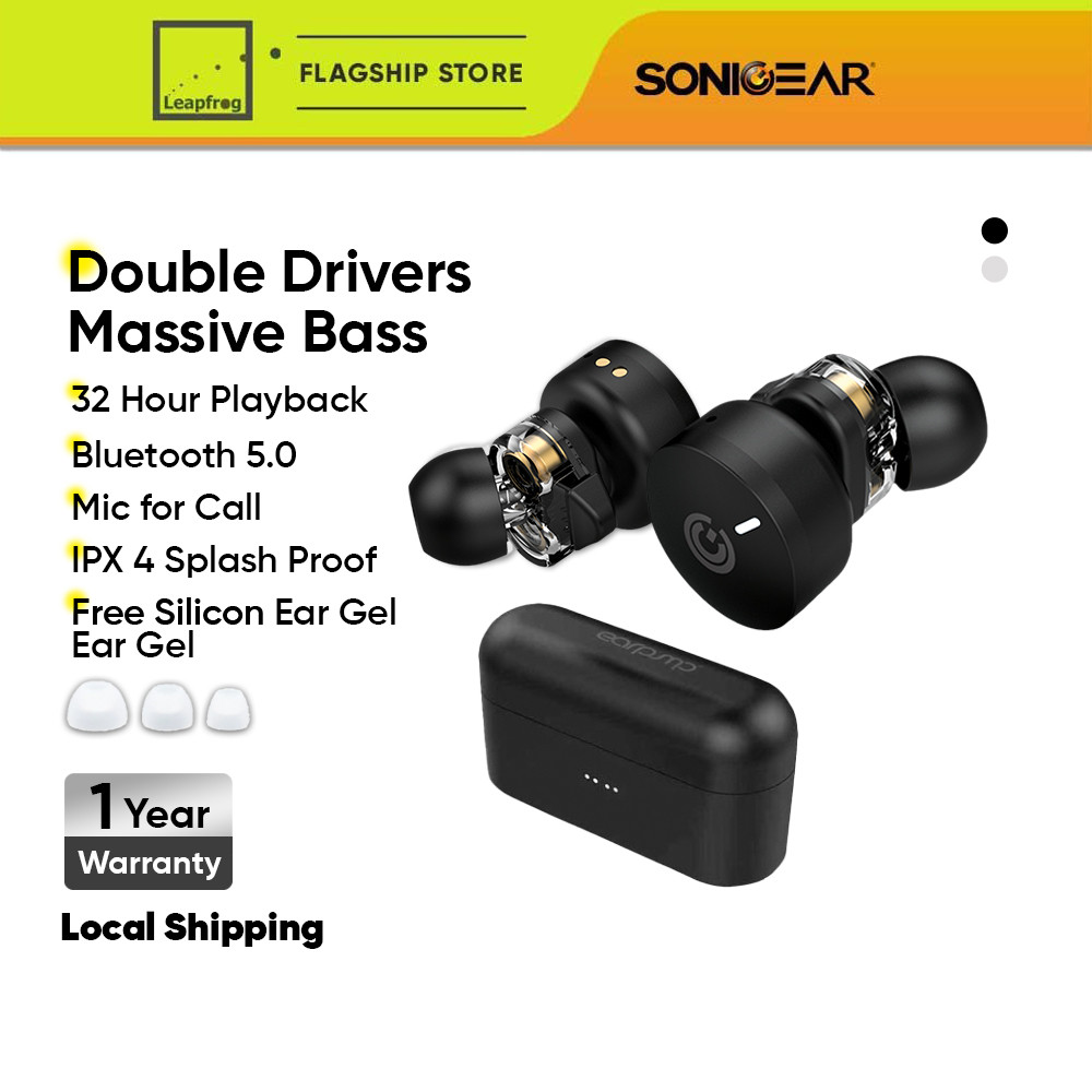 SonicGear TWS 7 HyperBass True Wireless Bluetooth Earphones Earbuds ...