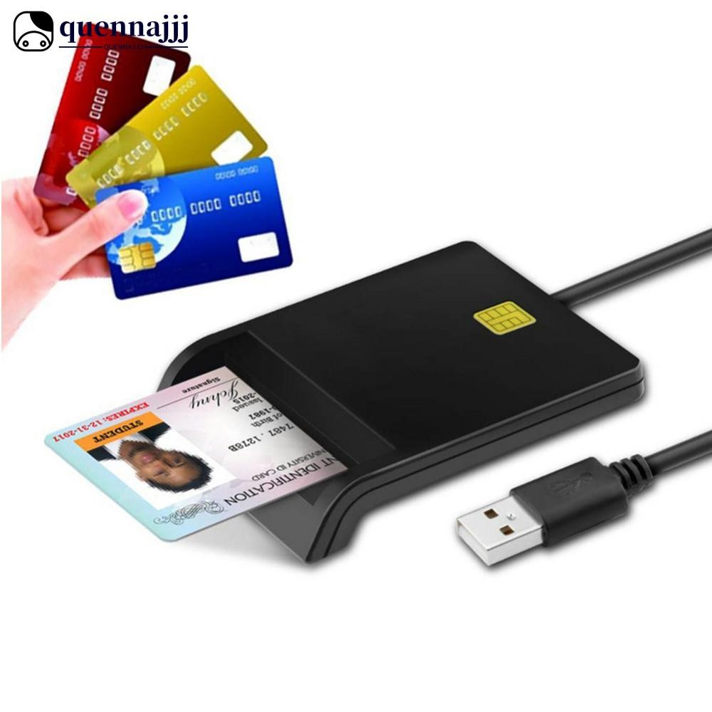 QUENNA USB Smart Card Reader Stable Operation Reliable Simplicity for ...