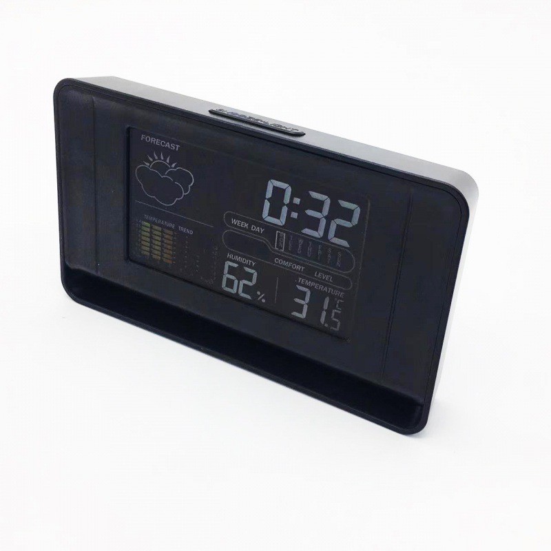 Creative Desktop Temperature and Humidity Color Screen Electronic ...