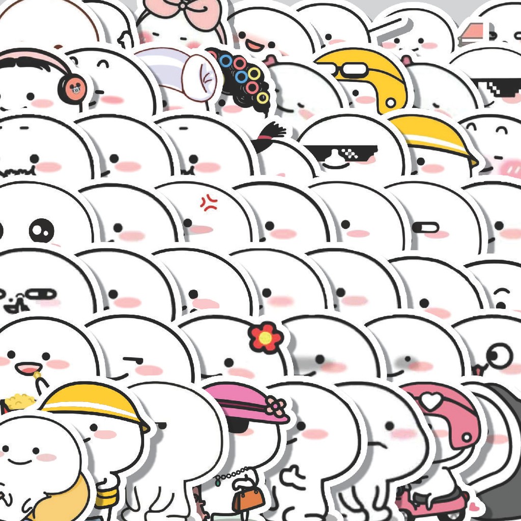 Cutting Pack Stickers, Cartoon Pentol Stickers, 100 Pcs, Cute, Cool ...
