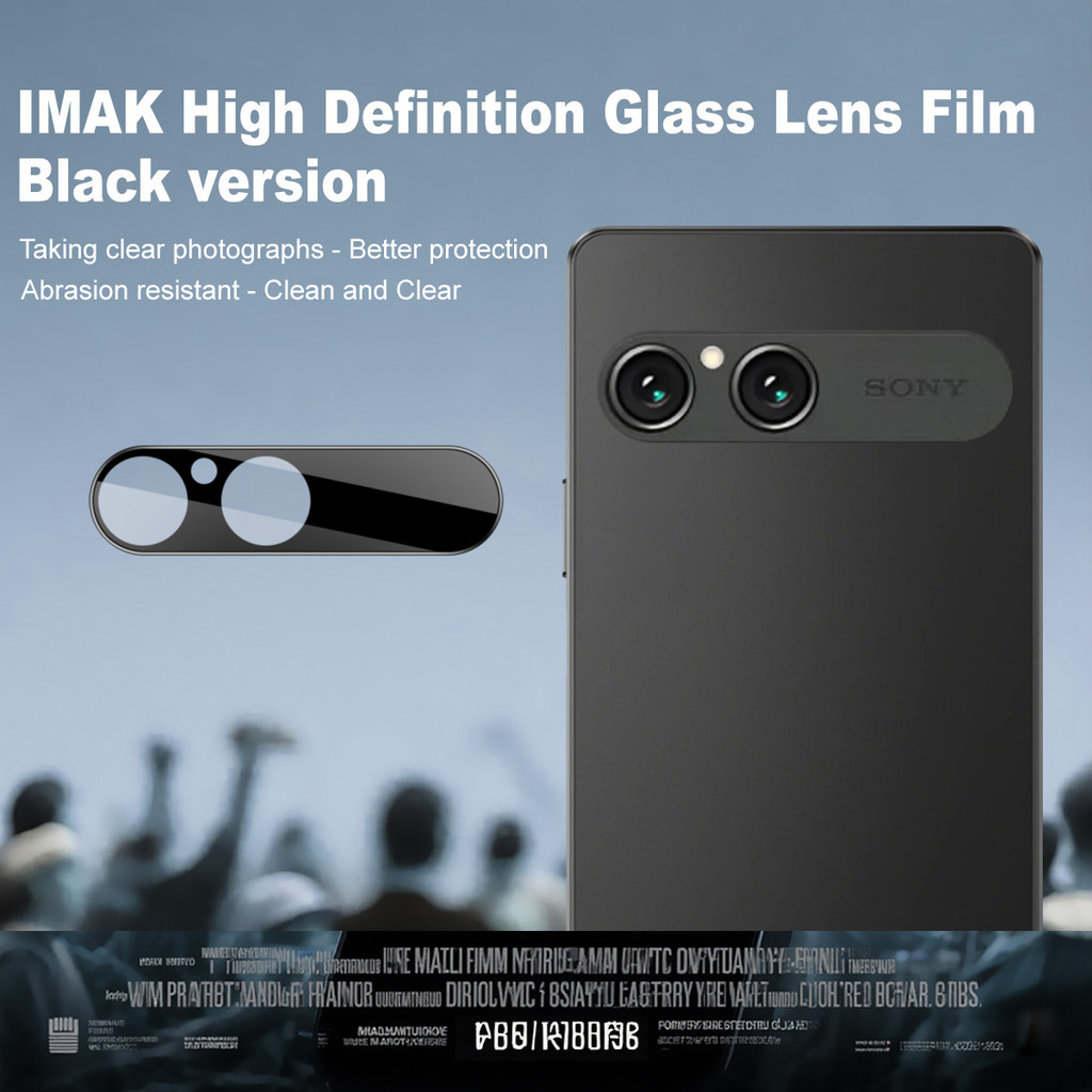 iMak Black Border Camera Lens Film for Sony Xperia 10 VII Mark 7 HD ...