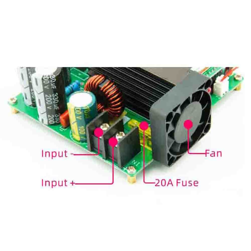 900W 15A Boost Module Board TFT Digital Display DC-DC Boost Converter ...