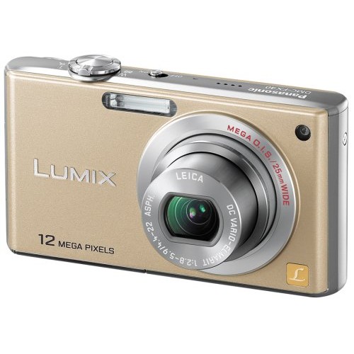 (Used) Panasonic Digital Camera LUMIX FX40 Gloss Gold DMC-FX40-N ...