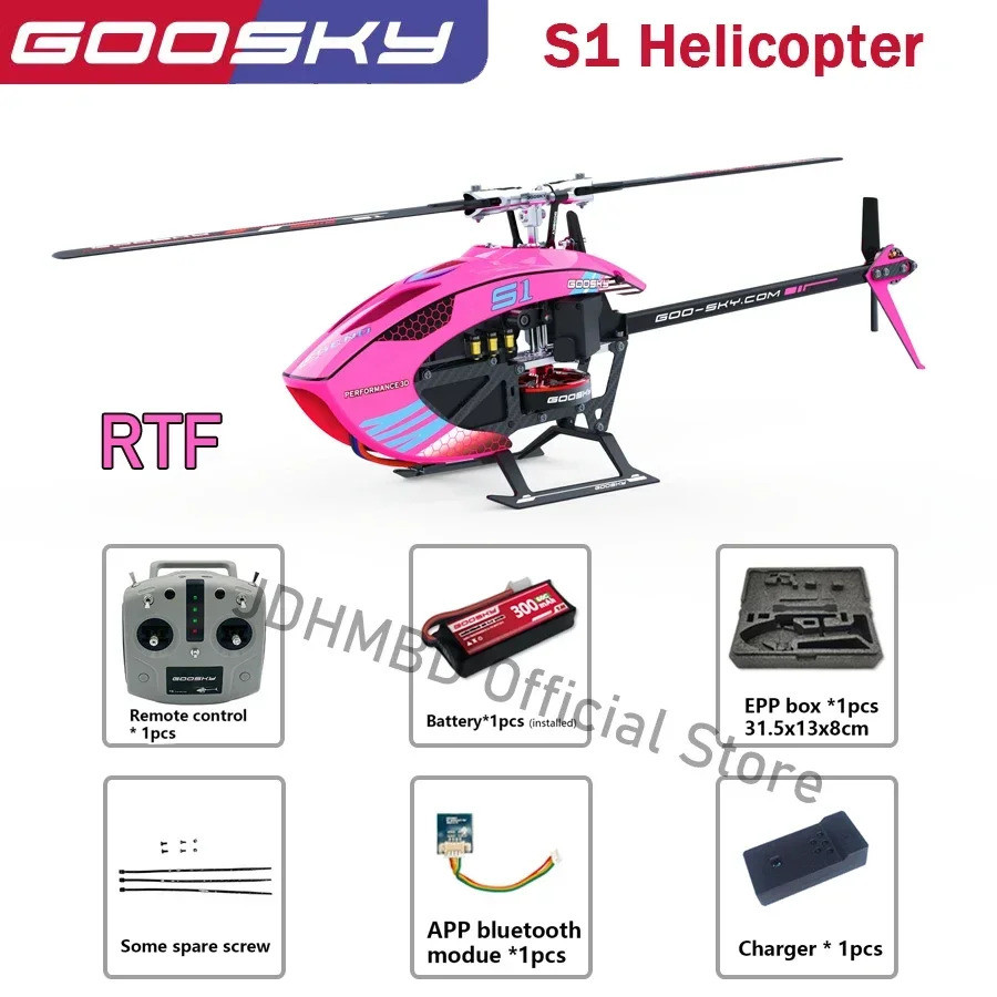 Goosky S1 Bnf/rtf 3d Rc Helicopter 6ch 6-axis Gyroscope 3d Flybarless ...