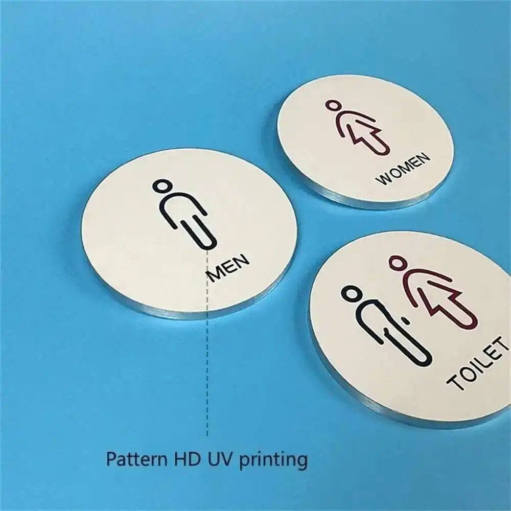 Men Women Bathroom Signs Bathroom Signage Personalized Custom Wc Letter ...