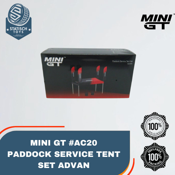 Mini GT Paddock Service Tent Set Advan No AC20 | Shopee Singapore