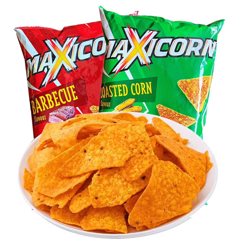 Indonesian Imported Corn Flakes Doritos Style BBQ Corn Flavor Snack ...