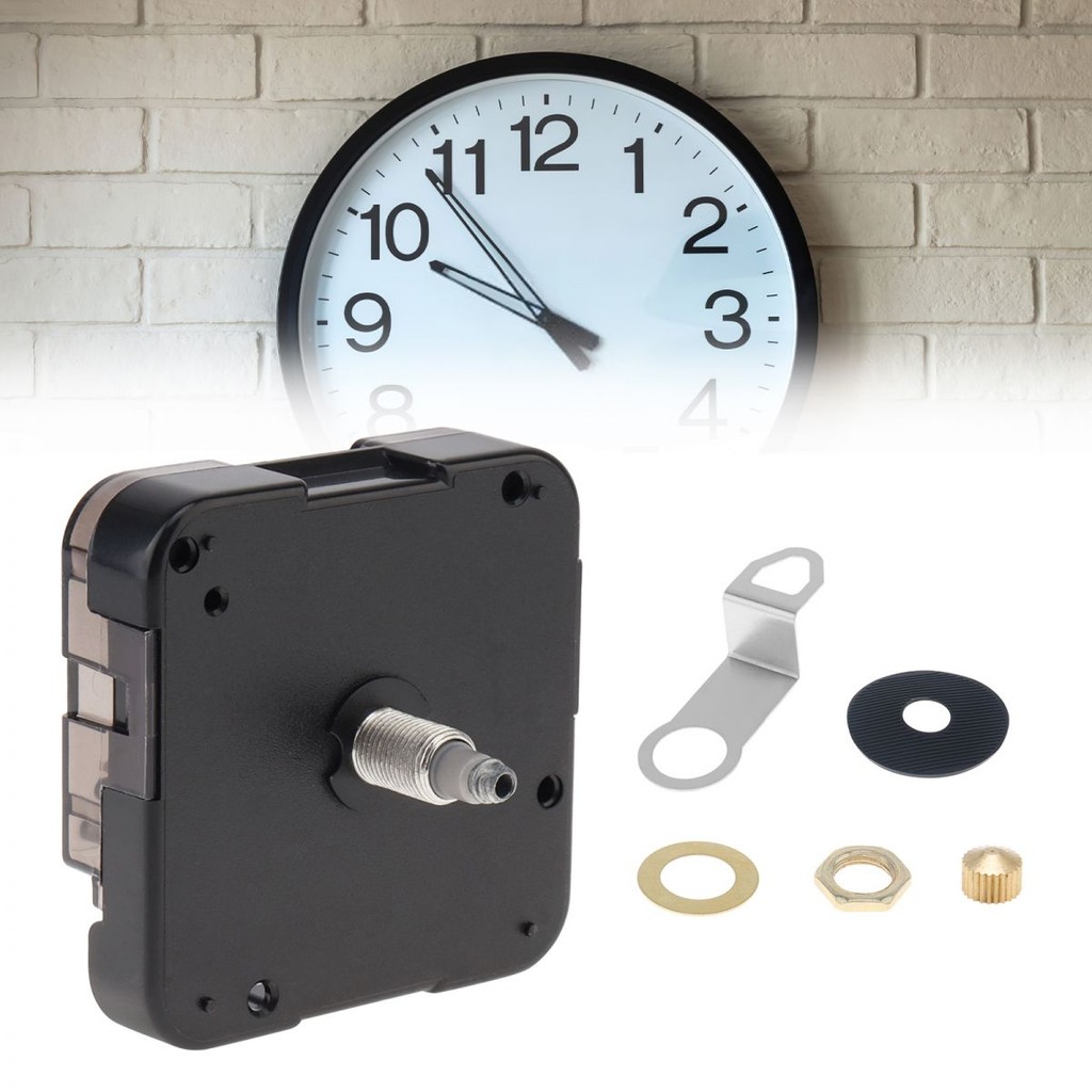 20 mm Shaft 11 mm Thread Quartz High Torque Battery Operated Clock Movement Replacement for ...