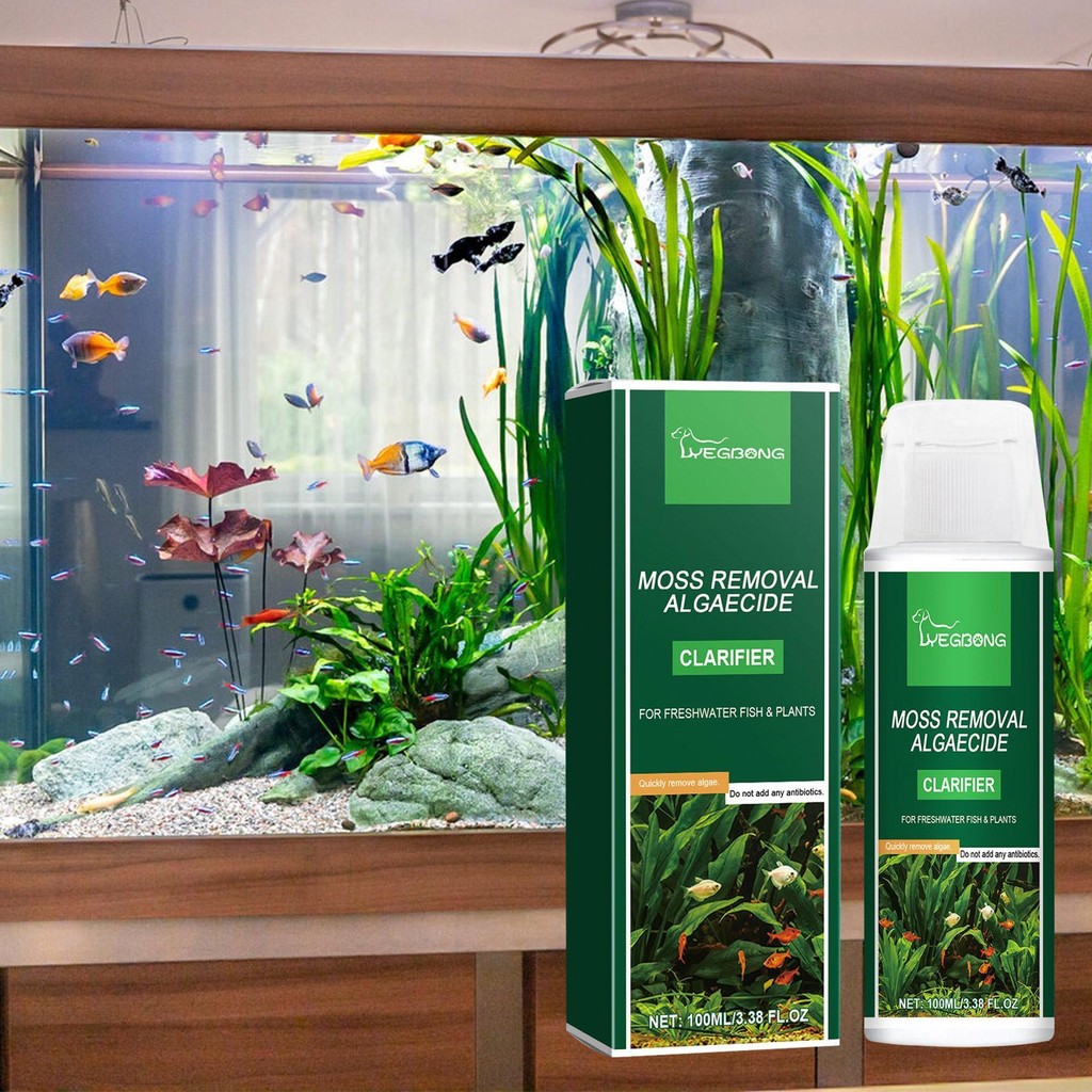 Fish Tank Algae Control Water Fountain Pool Algaecide Cleaner Algaecide ...