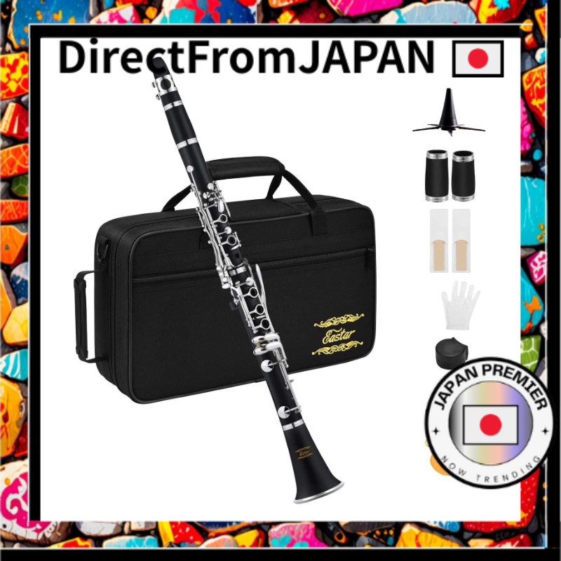 【Beginner's Set】Eastar Clarinet Nickel-Plated, B♭ Clarinet, ABS ...