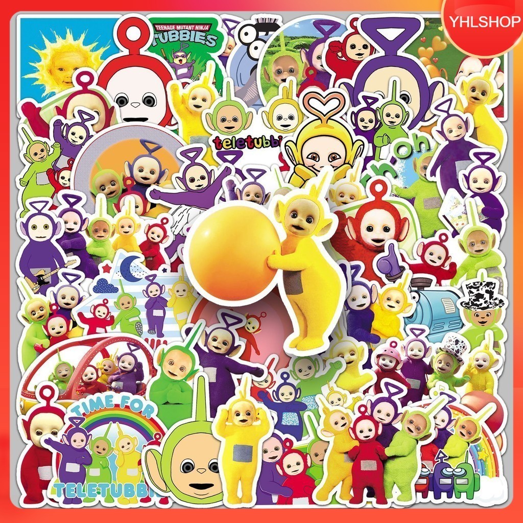 50pcs Teletubbies Cartoon Sticker DIY Waterproof | Shopee Singapore