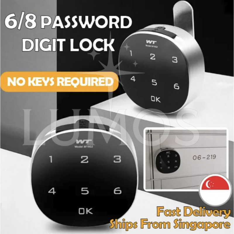 LUMOS Universal Mini Digital Lock Smart Scramble Pin Code Drawer ...