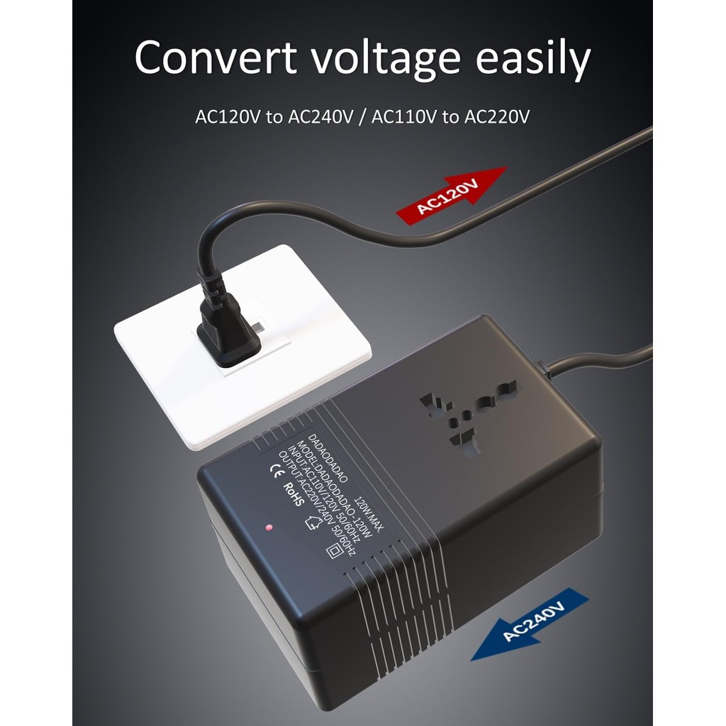 Voltage Converter 110v to 220v Step Up Transformer 110v to 220v 110v to ...