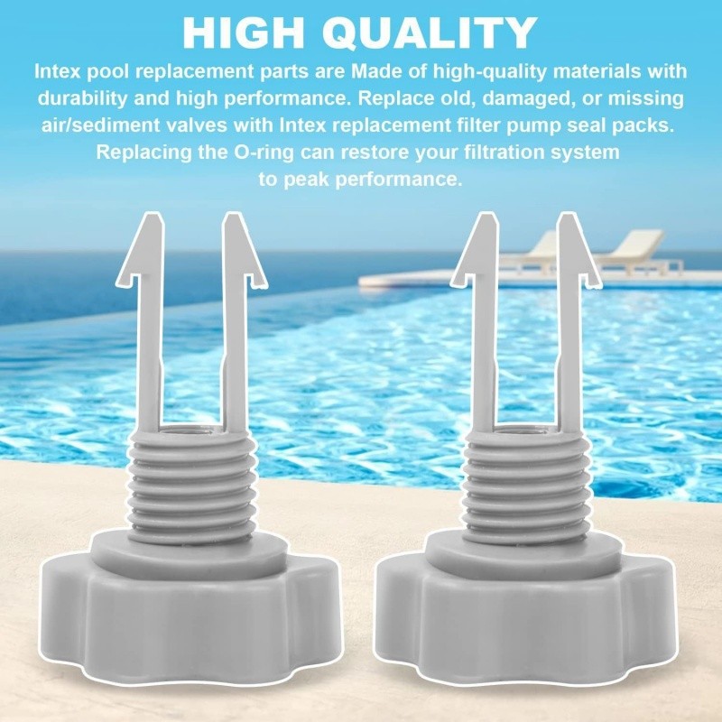 AA Air Release Valve O-Rings Seal Gasket Part Repair Set For Intex Sand ...