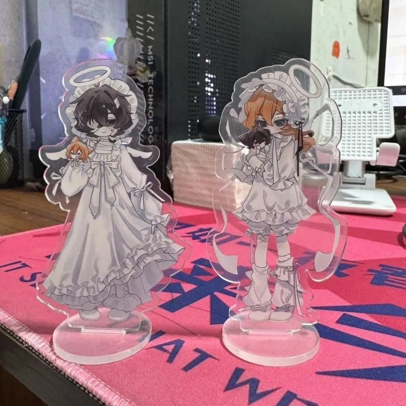 Bungo Stray Dogs Anime Figures Angel Acrylic Stand Dazai Osamu Nakahara ...