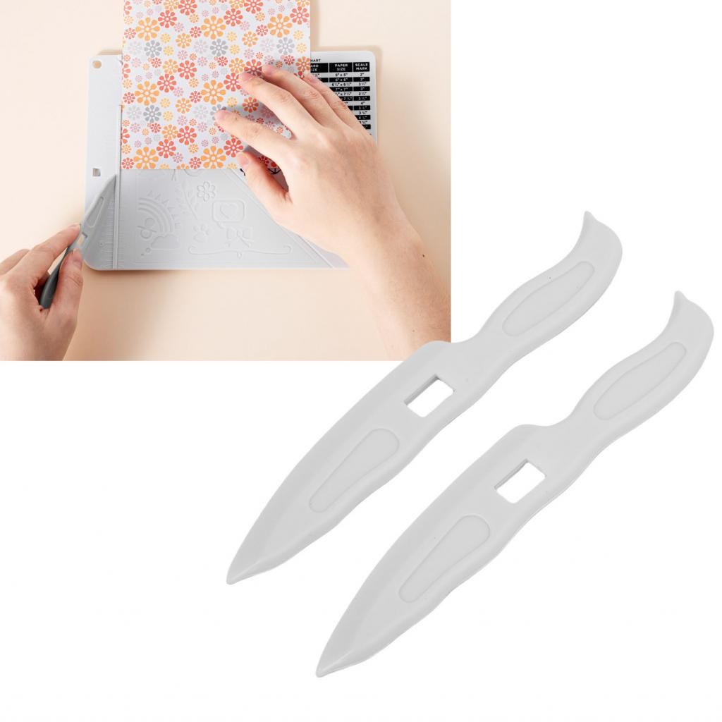 Bone Folder Paper Creaser Set ABS Plastic High Efficiency for Cardstock ...