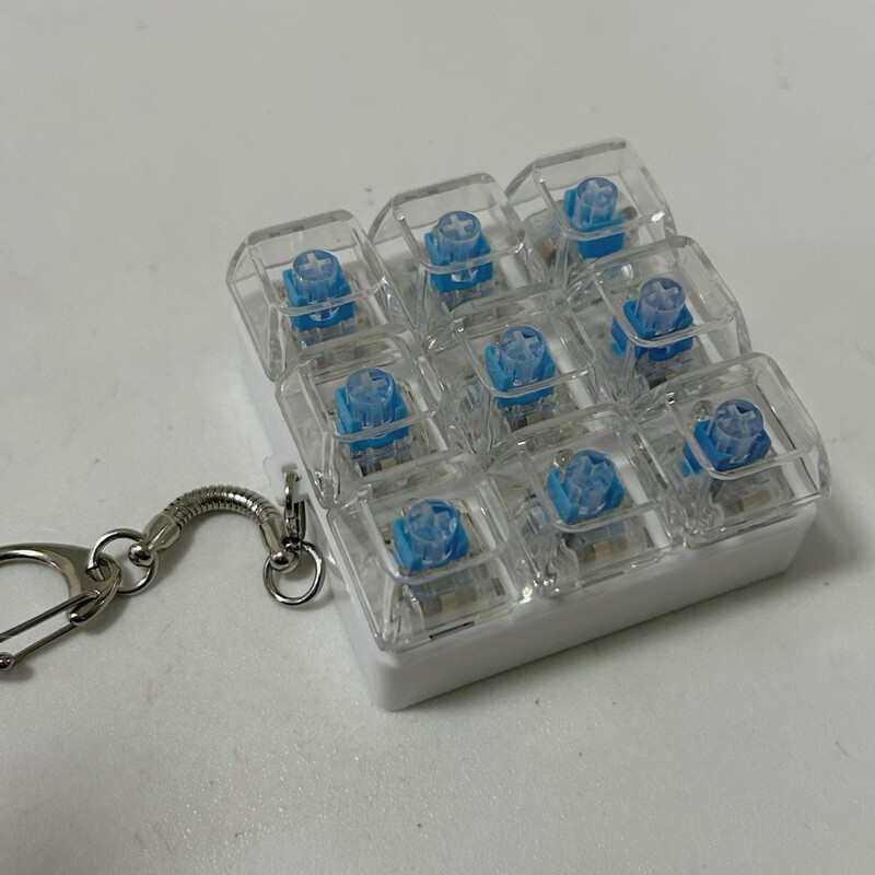 Keyboard decompressor pendant mechanical decompressor luminous nine-key ...