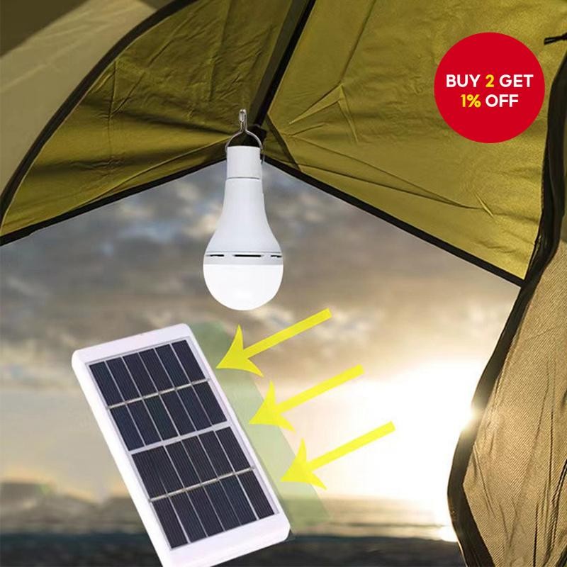 New 7W Solar Light, Waterproof, USB Charged, Hanging Emergency Sunlight ...