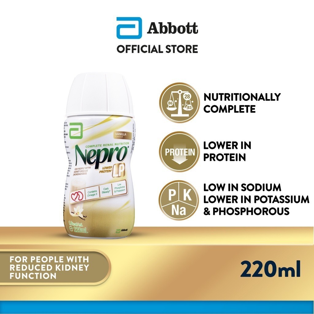 Nepro LP: 1.8kcal/ml Lower Protein Nutrition For People on With Reduced ...