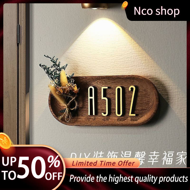 Singapore [2507 People Collection] Creative DIY House Number Plate ...