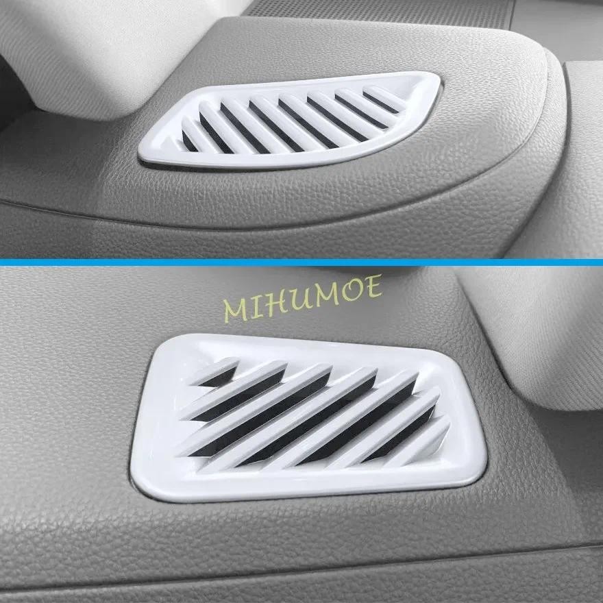 LHD Chrome Center Console Dashboard Air Vent Cover Trims For Toyota ...