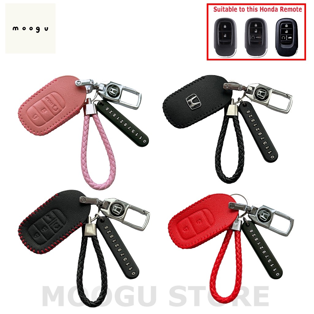 Honda HRV 2022-2025 (3 Buttons) Keyless Remote Car Key Color Hand-Sewn ...