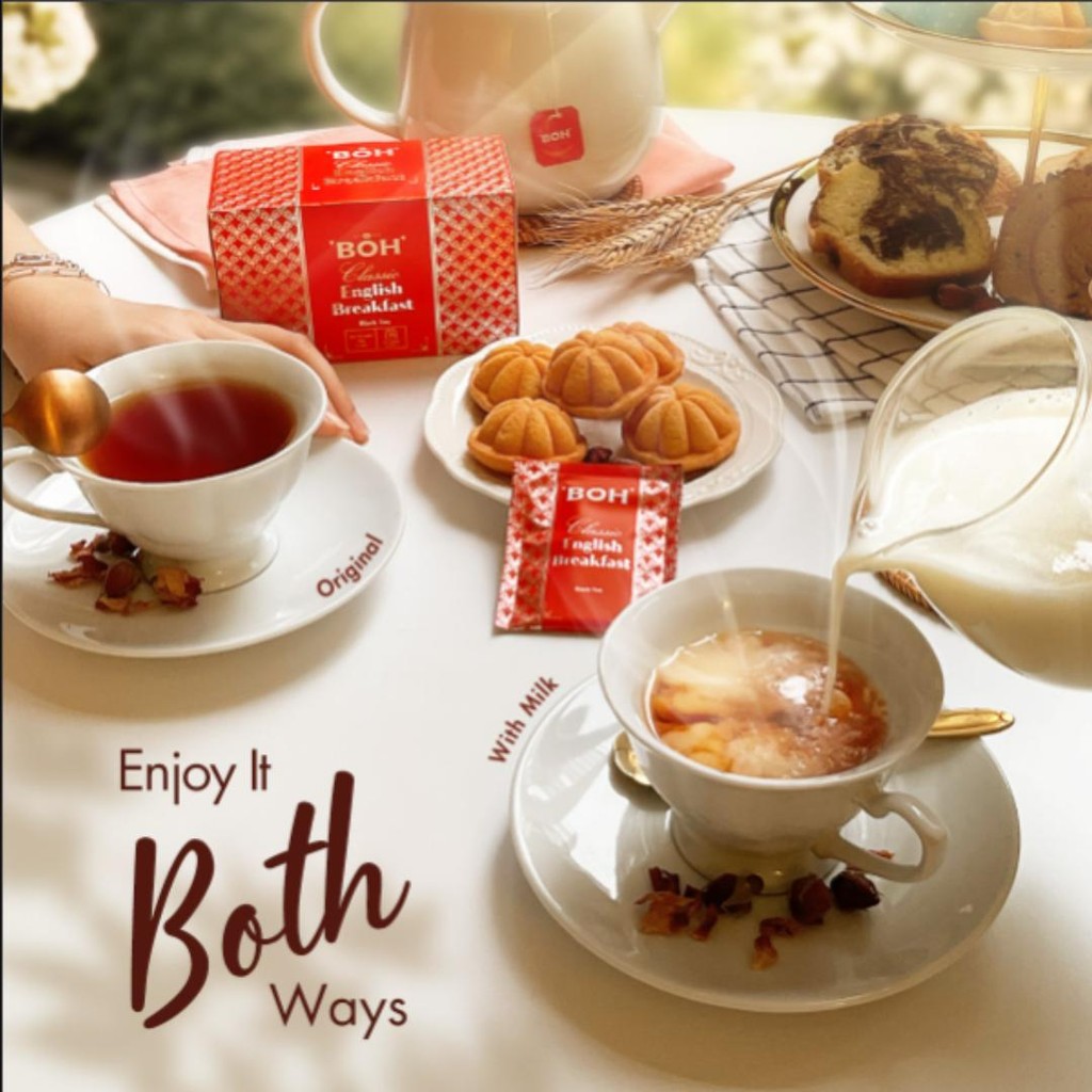BOH Tea Bags - Earl Grey, English Breakfast, Camomile & Peppermint ...