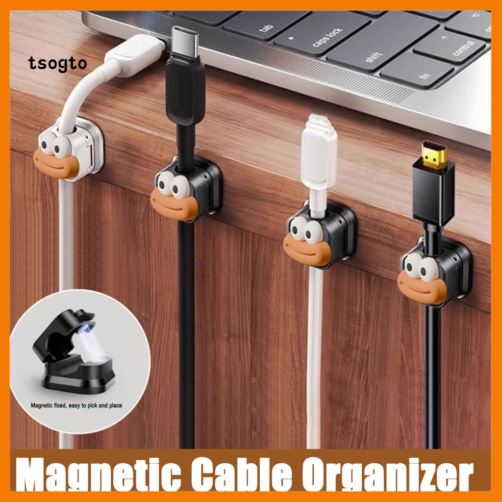 [TS] Tangle-free Cable Holder Magnetic Cable Holder 6/12pcs Cute ...