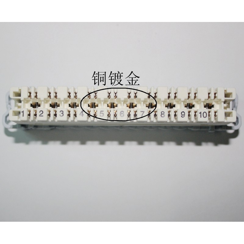 All Copper Silver-Plated High-Frequency Module 10 Pairs Telephone ...