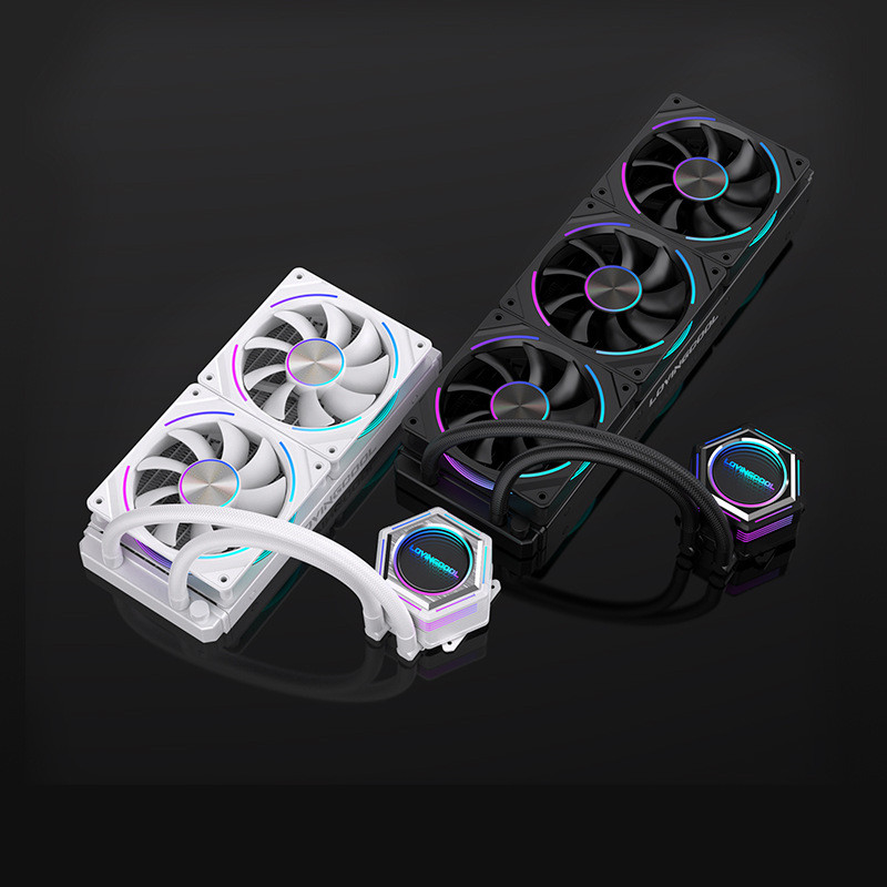 LOVINGCOOL Computer Case Water Cooling ARGBpwm Temperature-controlled ...