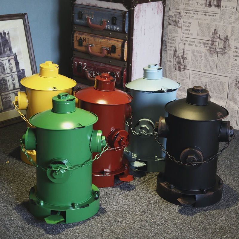 Retro Iron Industrial Style Creative Unique Fire Hydrant Large Size ...