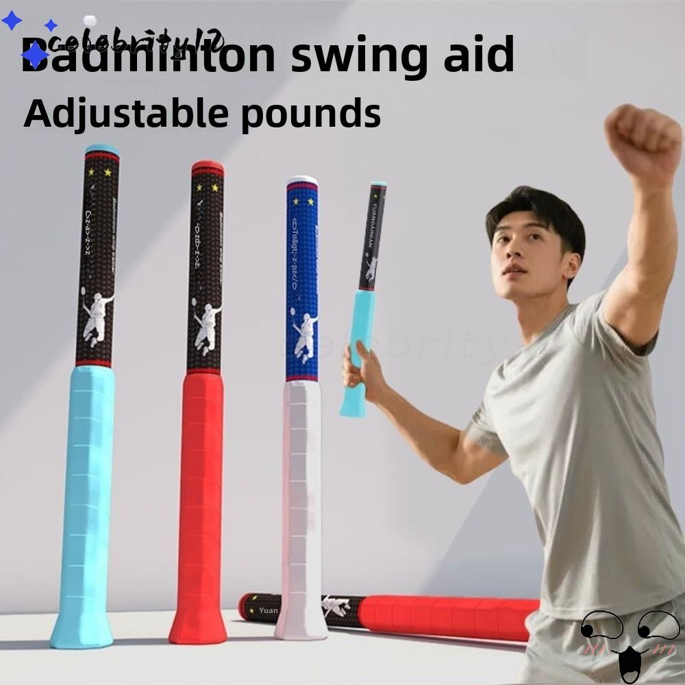 CELEBRITY12 Badminton Racket Swing Trainer, Adjustable Single Person ...
