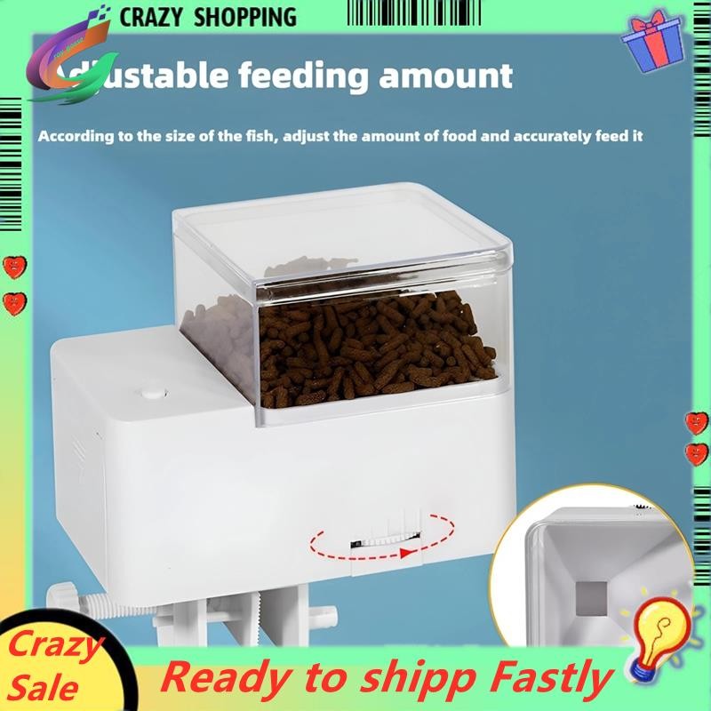 Fish Feeding System/Automatic Fish Feeder,4-Speed Timer Supports for ...