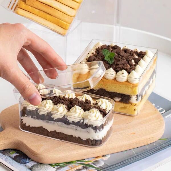 tiramisu container tiramisu lady fingers tiramisu box Square Plastic ...
